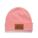 Casa Bonita Pink Leather Patch Logo Beanie