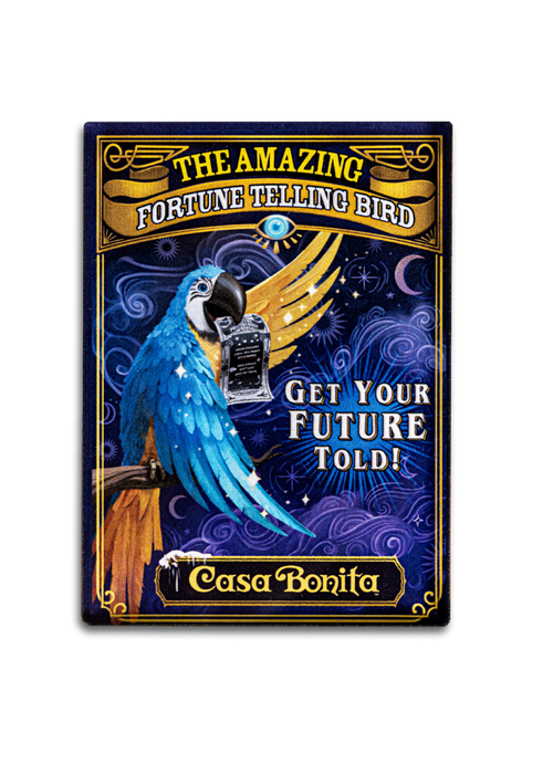 Casa Bonita Fortune Telling Bird Magnet